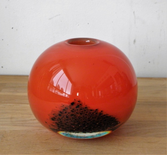 Randsfjordglass- Oransje kulevase - Epla