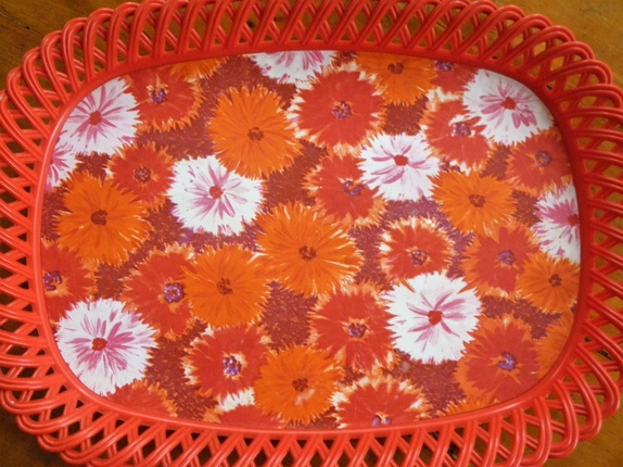 Retro plast brett fra England - Epla