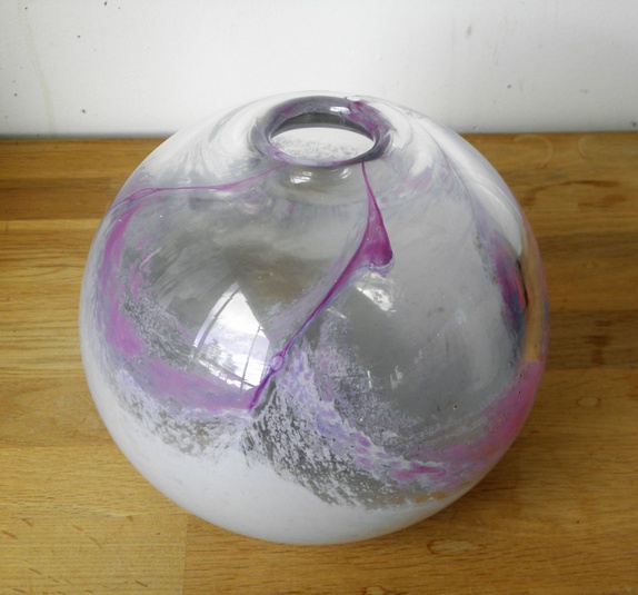 Randsfjordglass- Stor kulevase - Epla