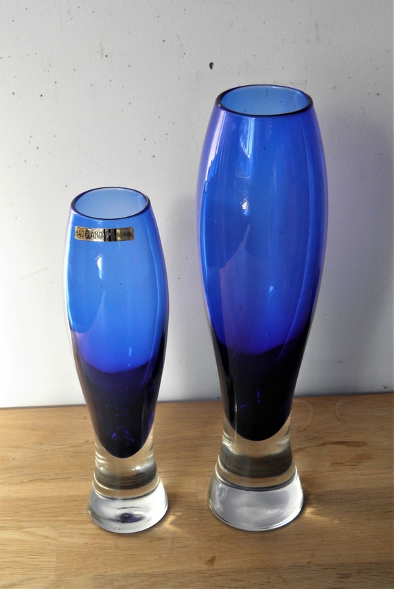 Hadeland- To retro vaser- Orkide - Epla