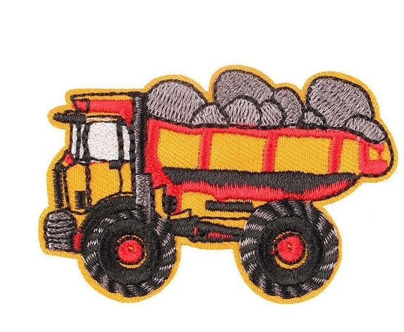 2 stk strykemerker! Lastebil + bulldoser! - Epla