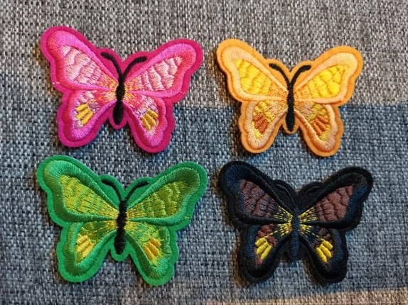 4 sommerfugler! Strykemerker - Epla