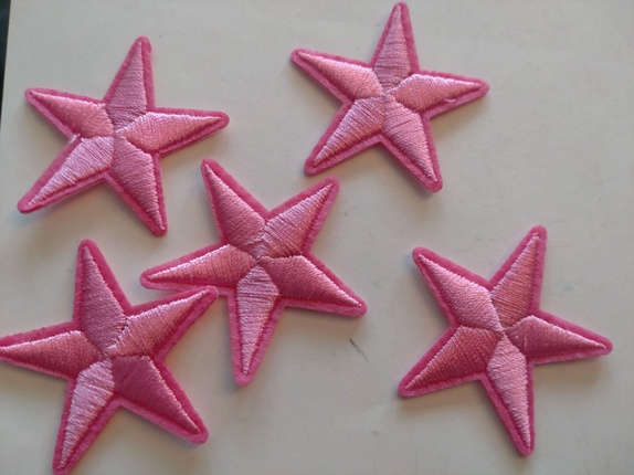 5 stk stjerner! Rosa! - Epla