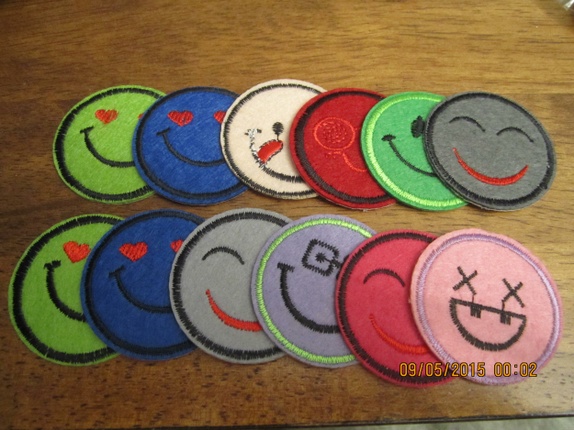 12 stk strykemerker, mix! Velg pakke! - Epla