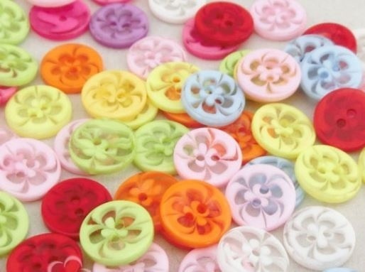 50 stk knapper, mix! - Epla