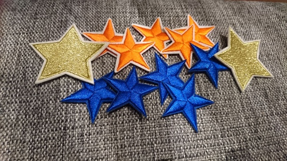 12 stk stjerner! Mix! - Epla