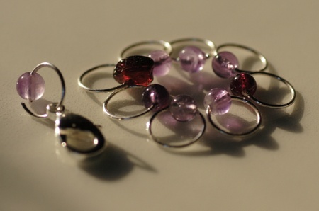 Maskemarkører - Ametyst + Granat, 4 mm (nr. 47-11) - Epla