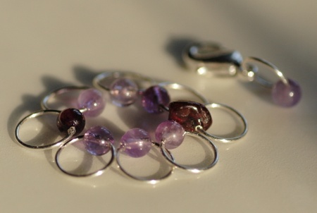 Maskemarkører - Ametyst + Granat, 4 mm (nr. 47-11) - Epla