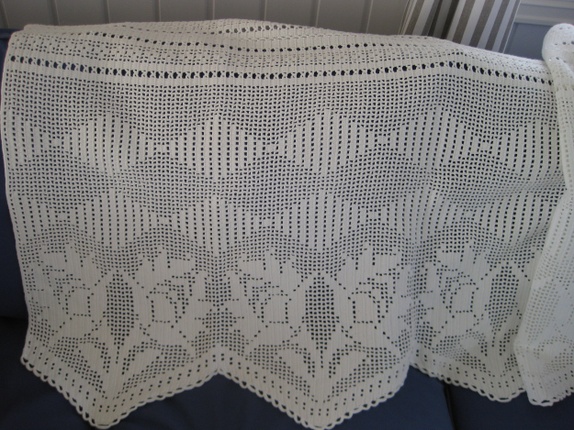 Heklet gardinkappe - Epla