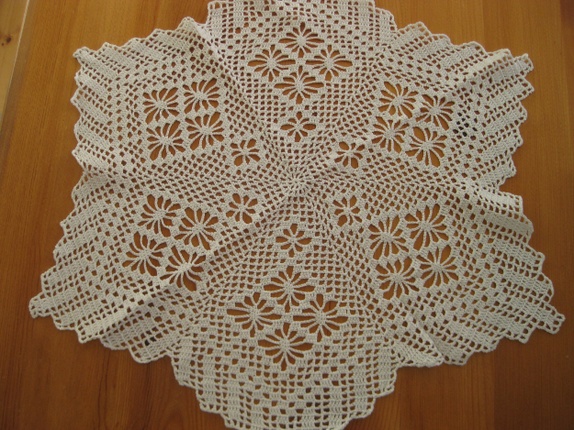 Heklet brikke - Epla