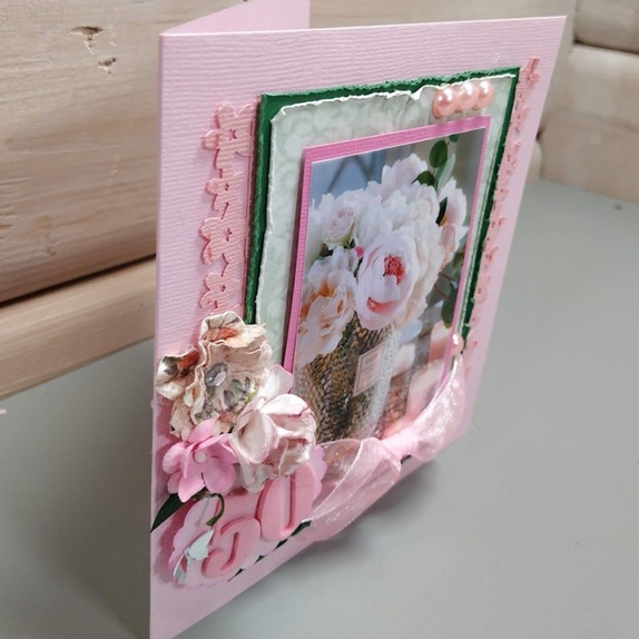 Unikt håndlaget bursdagskort. - Epla