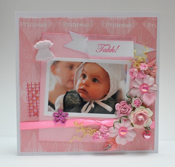 Takkekort 10 i pakken med pesonlig bilde. - Epla