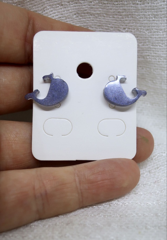 Små hval ørepynt - Epla