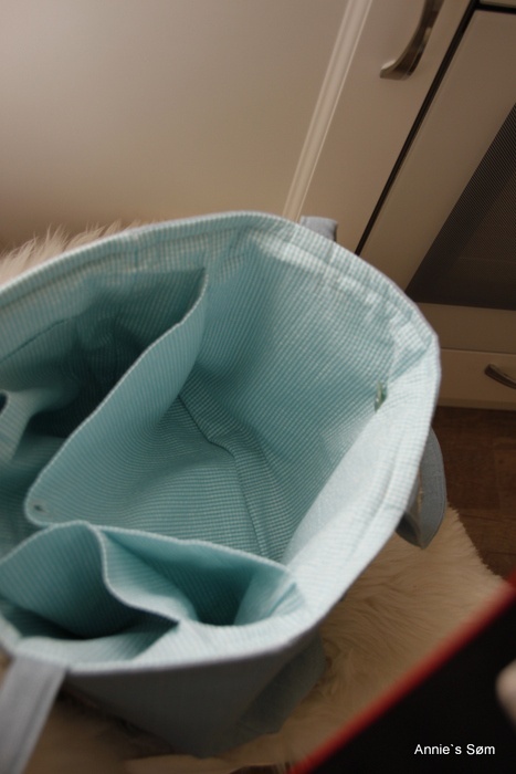 Stor strikketøy veske - Epla