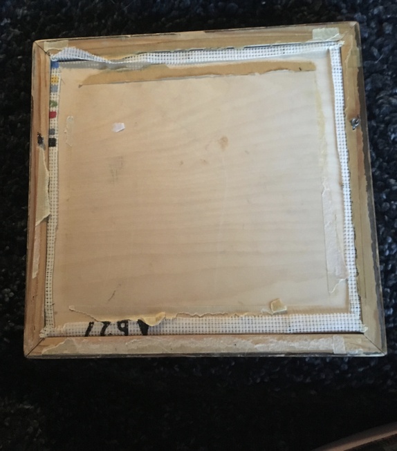 Brodert vintage bilde - Epla