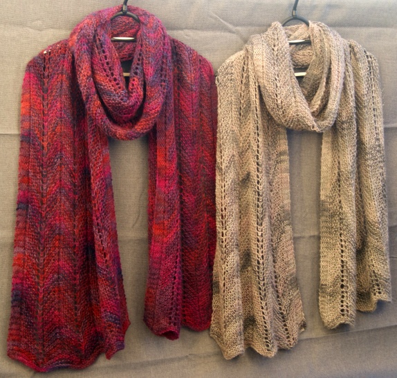 Stort skjerf/sjal i alpakka - Epla