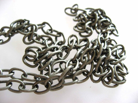 Kjede i antikksølv, 5 mm - Epla