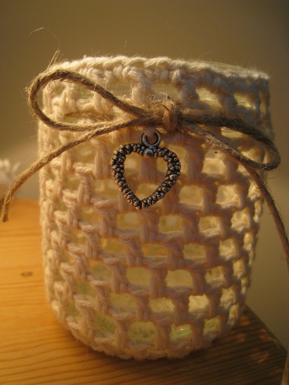 Heklet telyslykt - Epla