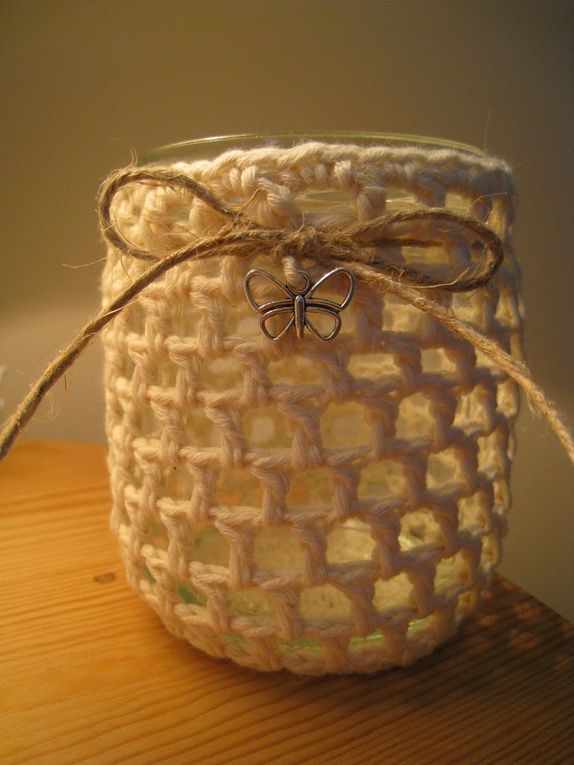 Heklet telyslykt - Epla