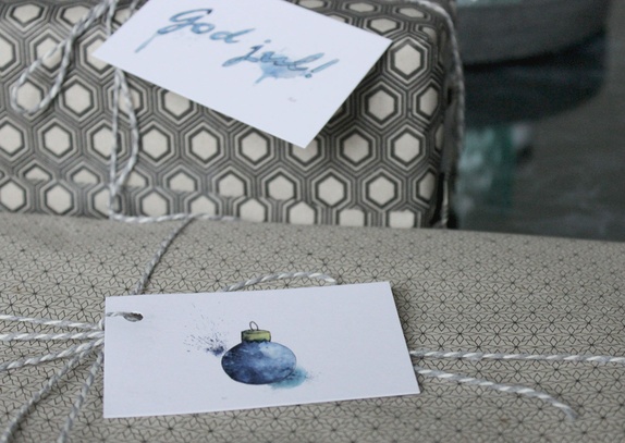 Et splash av jul (8stk pakkelapper) - Epla