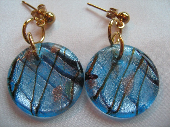 Lampwork øredobber - Epla