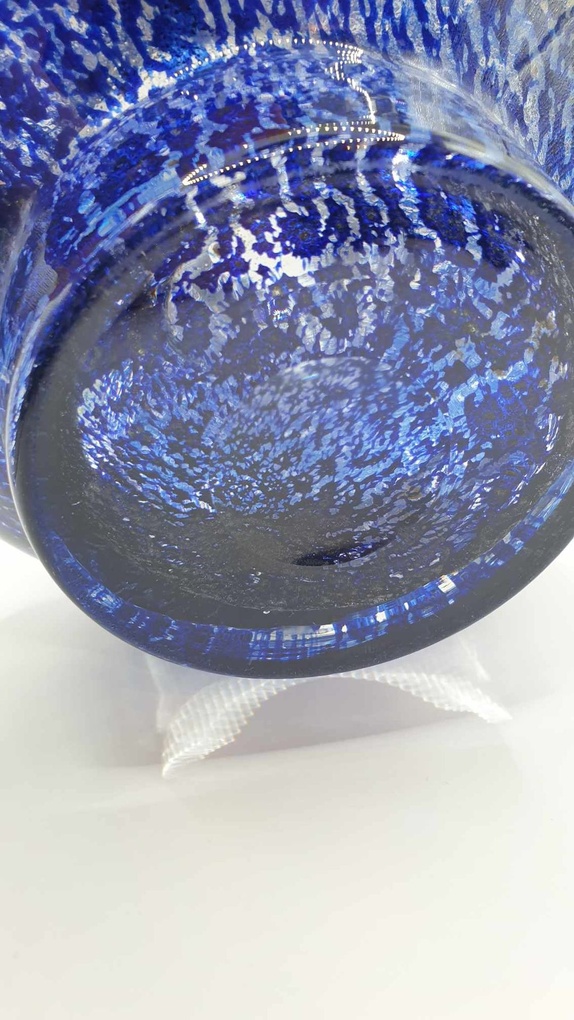 Stor håndblåst vase - Epla