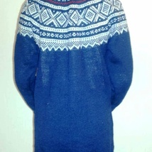 Nancy kofte (M) Mørk grå/grønn - Epla