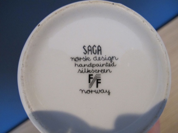 Saga høy vase Figgjo - Epla