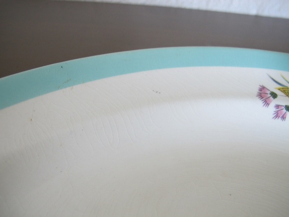 Serveringsfat fra Egersund 1950-60 talls - Epla