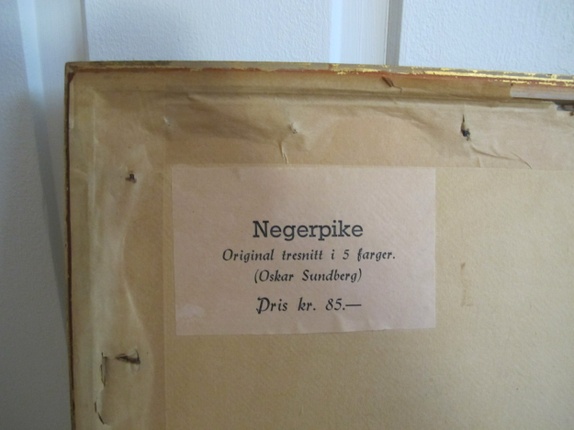 - 20% Tresnitt "Negerpike" av Oscar Sundberg - Epla