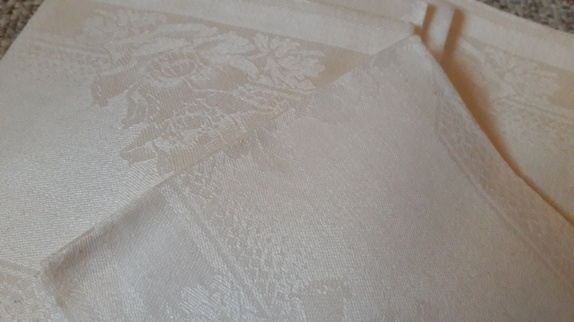 Seks fine servietter i Lin. - Epla