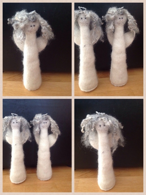 Engler med krøllet hår - Epla