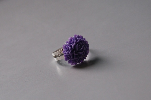 Lilla blomster ring-tilbud kun 15; - Epla