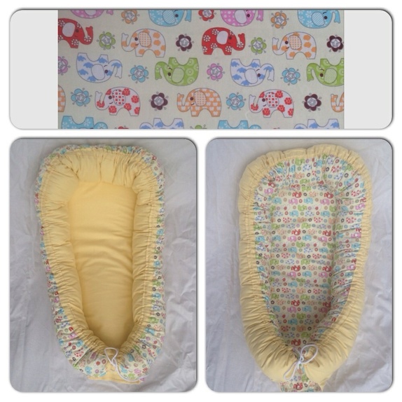 Gul elefant babyrede babynest - Epla