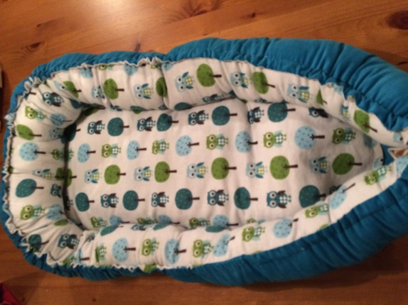 Babyrede / babynest i flanell - Epla