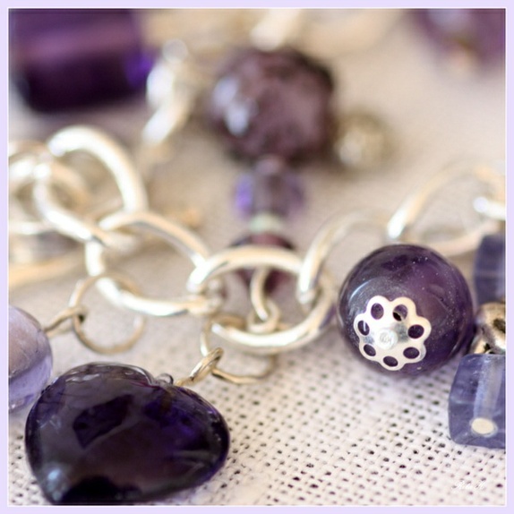 Armbånd - lilla - Epla