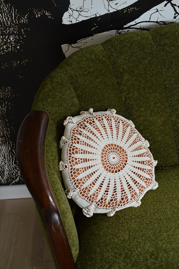 Heklet vintage pute - Epla