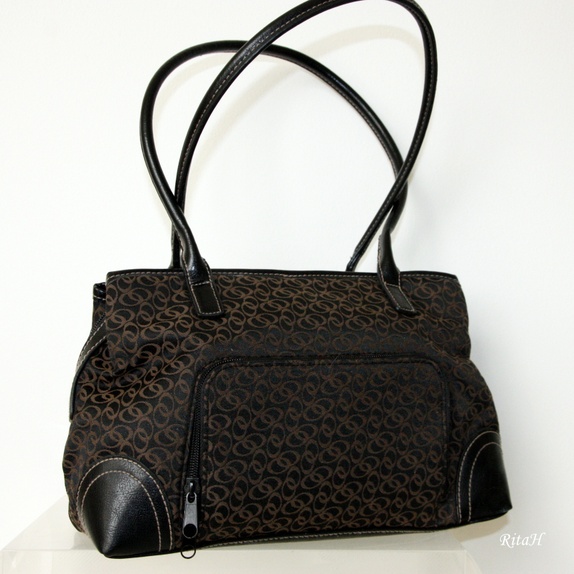 Brun/sort veske - Epla