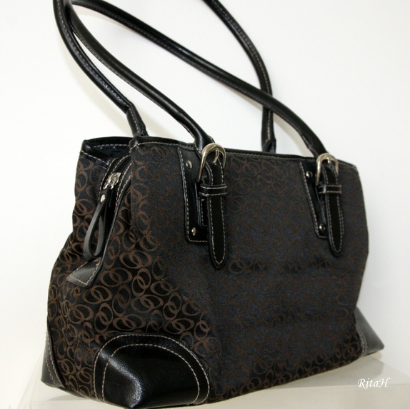 Brun/sort veske - Epla