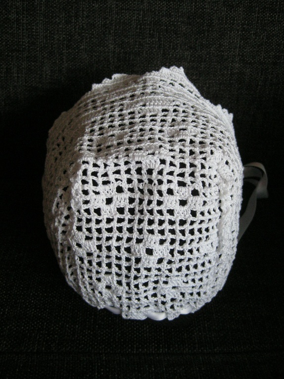 Dåpslue heklet - Epla