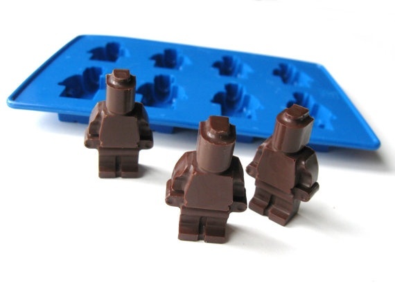 Silikonform med Lego-type figurer - Epla