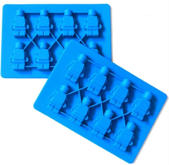 Silikonform med Lego-type figurer - Epla