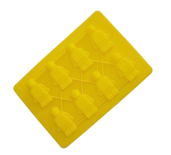 Silikonform med Lego-type figurer - Epla