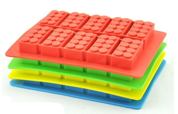 Silikonform med nye Lego-type blokker - Epla