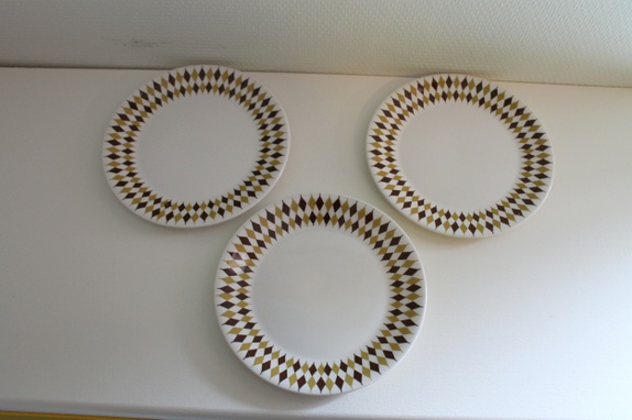 3 x Figgjo asjetter - Epla