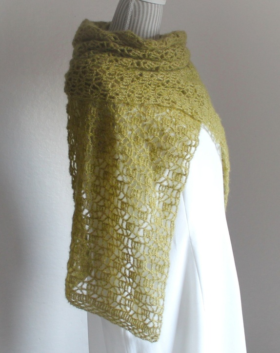 Heklet skjerf - Epla