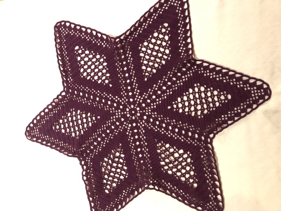 Adventsduk - stjerne 73 cm - Epla