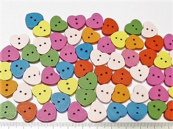 Treknapper - hjerter (1048) - Epla