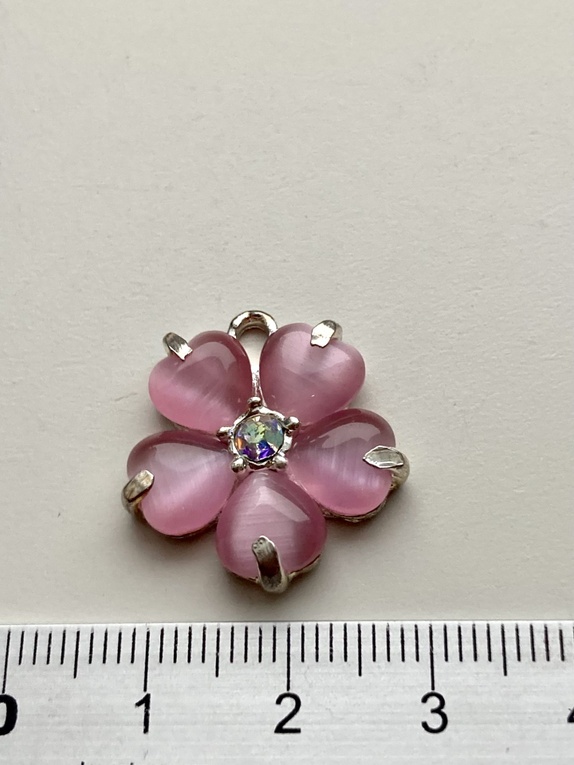 Rosa Blomst - Anheng (9295) - Epla