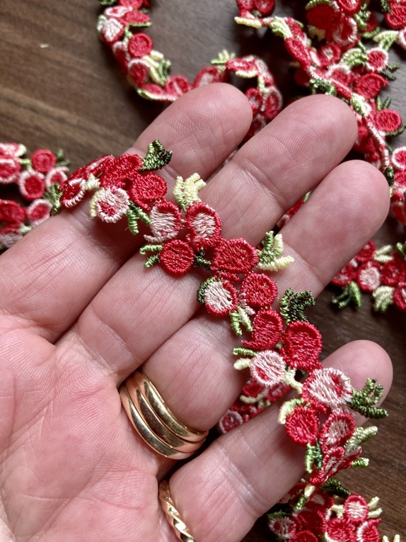 90 cm Blomster Pyntebånd (A-6279) - Epla